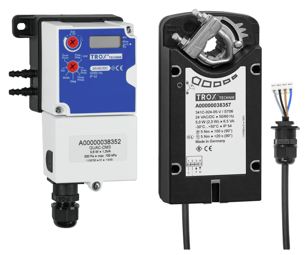 XB4 - Volume flow spring return | TROX UK Ltd