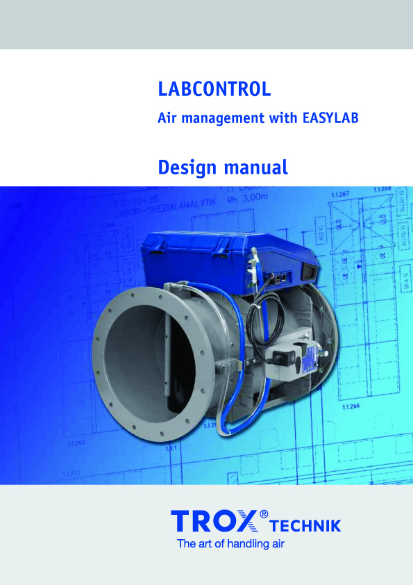 NUEVO MANUAL DE DISEÑO LABCONTROL | TROX España, S.A.