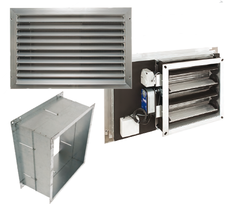 Lift shaft ventilation WSL-JZ-(LL)-AL-Lift | TROX HESCO Schweiz AG