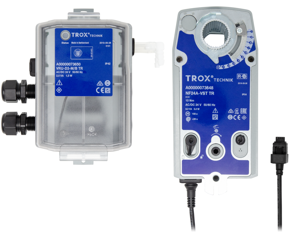 BUDNF - Volumenstrom Federrücklauf MP/Modbus/BACnet | TROX Austria GmbH