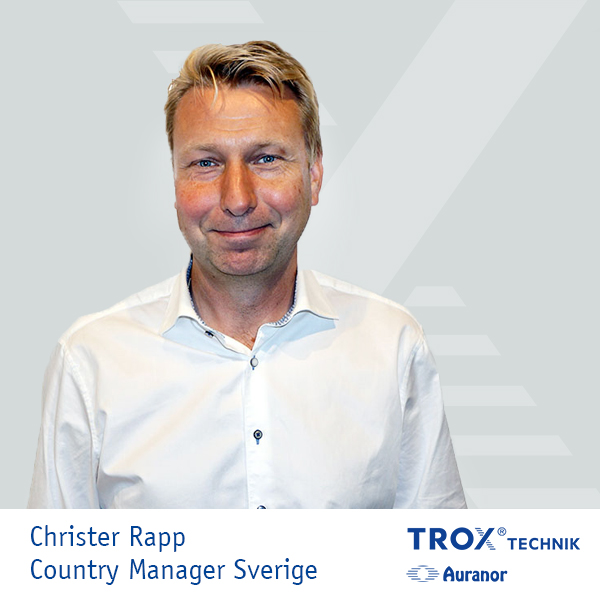 Ny Country Manager i Sverige | TROX Auranor Norge AS